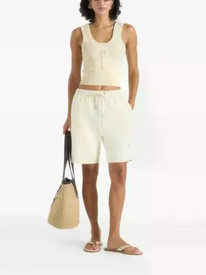 Manière De Voir Logo-patch Drawstring Shorts