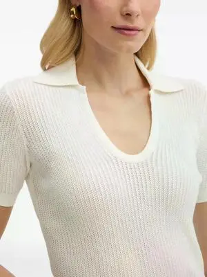 Elisabetta Franchi Logo-patch Knitted Top