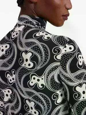 La DoubleJ Skinny Jersey Turtleneck Top
