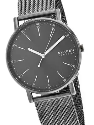 Skagen Signature Mesh-strap 40mm Watch - Grey
