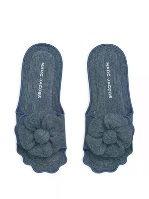 Marc Jacobs Daisy Denim Sandals - Blue