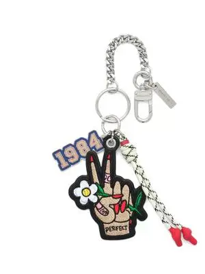 Marc Jacobs Camp Knot Bag Charm - Silver