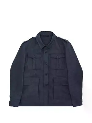FORTELA Owen Linen Safari Shirt Jacket