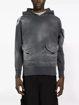 MASSIMO SABBADIN Washed Gabardine Hoodie