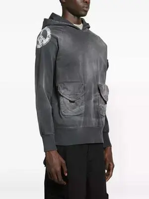 MASSIMO SABBADIN Washed Gabardine Hoodie