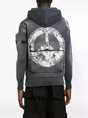 MASSIMO SABBADIN Washed Gabardine Hoodie