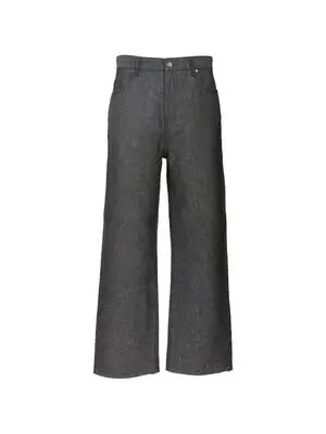 Fendi Logo-embroidered Straight Leg Jeans