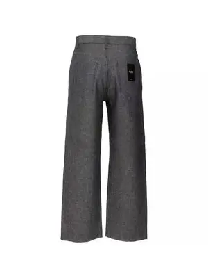Fendi Logo-embroidered Straight Leg Jeans
