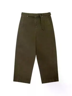 ENTIRE STUDIOS Gully Belted Wide-leg Jeans - Green
