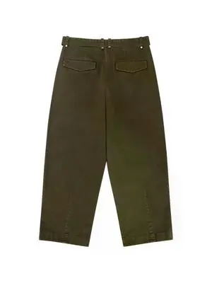 ENTIRE STUDIOS Gully Belted Wide-leg Jeans - Green