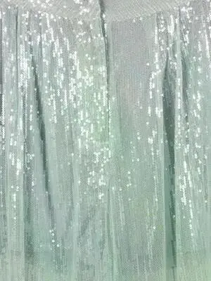 TWENTY FOURHAITCH Sequin Embellished Satin Detail Trousers