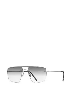 SILHOUETTE Geometric-frame Double-bridge Eyeglasses