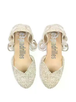 ESPADRILLES Cof Hilo Woven Ankle-tie