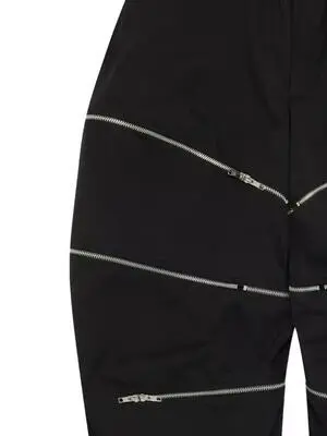 Comme Des Garçons Zip-detail Trousers - Black