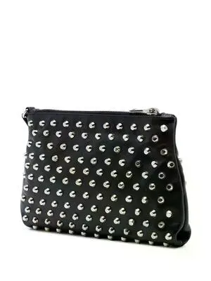 Prada Studded Leather Clutch Bag