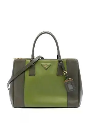 Prada Medium Saffiano Lux Galleria Double Zip Satchel