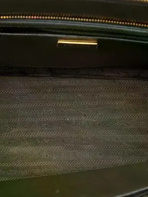 Prada Medium Saffiano Lux Galleria Double Zip Satchel