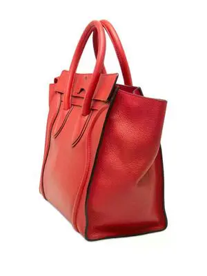 Celine Mini Grained Calfskin Luggage Tote Bag