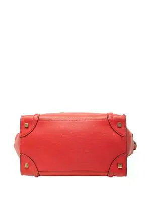 Celine Mini Grained Calfskin Luggage Tote Bag