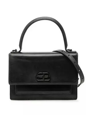 Balenciaga Leather Sharp Top Handle Bag Xs Satchel