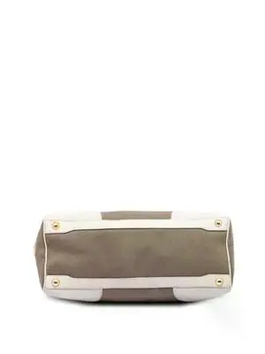 Prada Canapa Logo Satchel - Brown