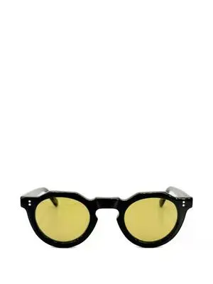 LESCA Pica Geometric-frame Sunglasses - Black