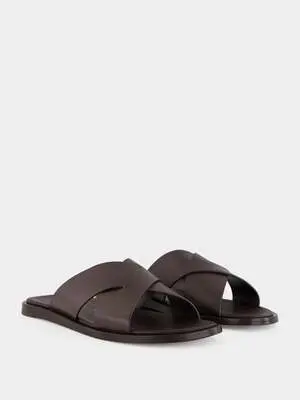Orlebar Brown Muro Leather Sandals