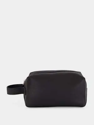 Fendi Leather Toiletry Case - Black