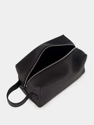 Fendi Leather Toiletry Case - Black