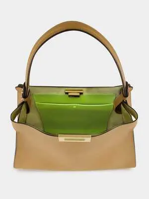 Fendi Cappuccino Way Medium Bag - Brown