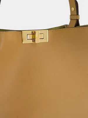 Fendi Cappuccino Way Medium Bag - Brown