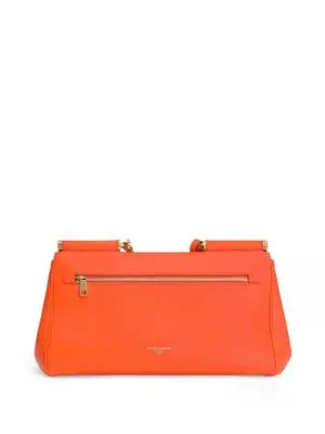 Dolce & Gabbana Medium My Sicily Handbag In Plongé Lux Calfskin - Orange