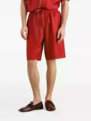 Dolce & Gabbana Vanity Silk Twill Bermuda Shorts