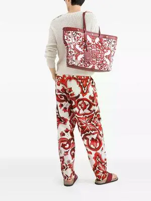 Dolce & Gabbana Silk And Cotton Crochet Pullover