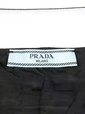Prada 2000s Logo Waistband Skirt