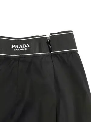 Prada 2000s Logo Waistband Skirt