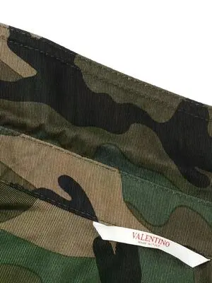 Valentino Garavani Camouflage Print Jacket