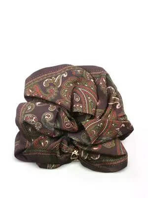 Saint Laurent Paisley Monogram Hair Accessory