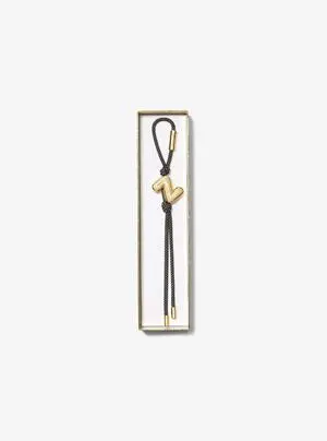 Michael Kors Initial "z" Bag Charm With Speckled Cord