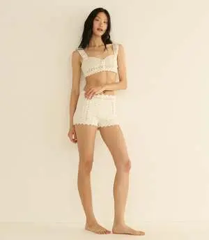 DÔEN Soria Crocheted Cotton Top