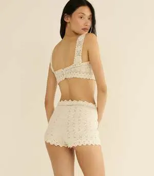DÔEN Soria Crocheted Cotton Top
