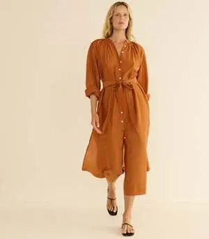 DÔEN Joliane Midi Dress - Coconut