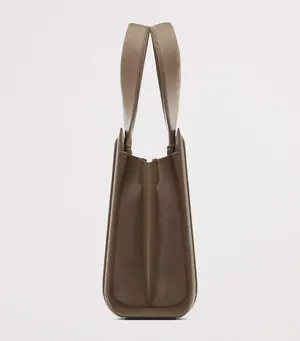 Max Mara Micro Quilted Whitney Top-handle Bag - Beige