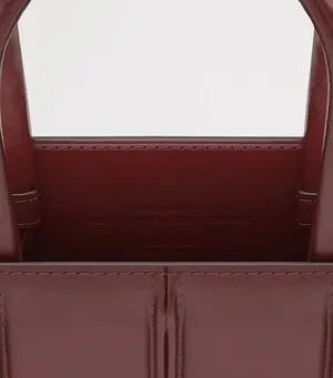 Max Mara Micro Quilted Whitney Top Handle Bag - Red