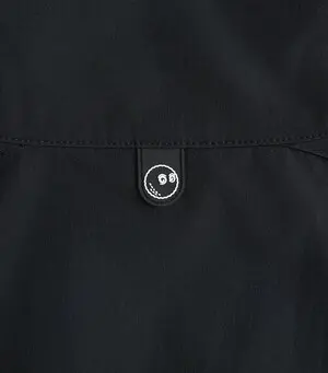 MALBON Pine Quarter-zip Windshirt - Black