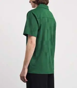 MALBON Performance Mesh Polo Shirt - Green