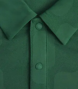 MALBON Performance Mesh Polo Shirt - Green