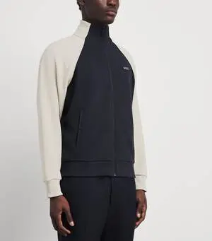 BOSS Cotton-blend Zip-up Sweatshirt