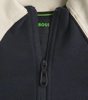 BOSS Cotton-blend Zip-up Sweatshirt