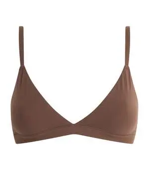SKIMS Fits Everybody Triangle Bralette - Brown